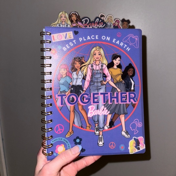 Barbie | Office | Barbie Tabbed Notebook | Poshmark